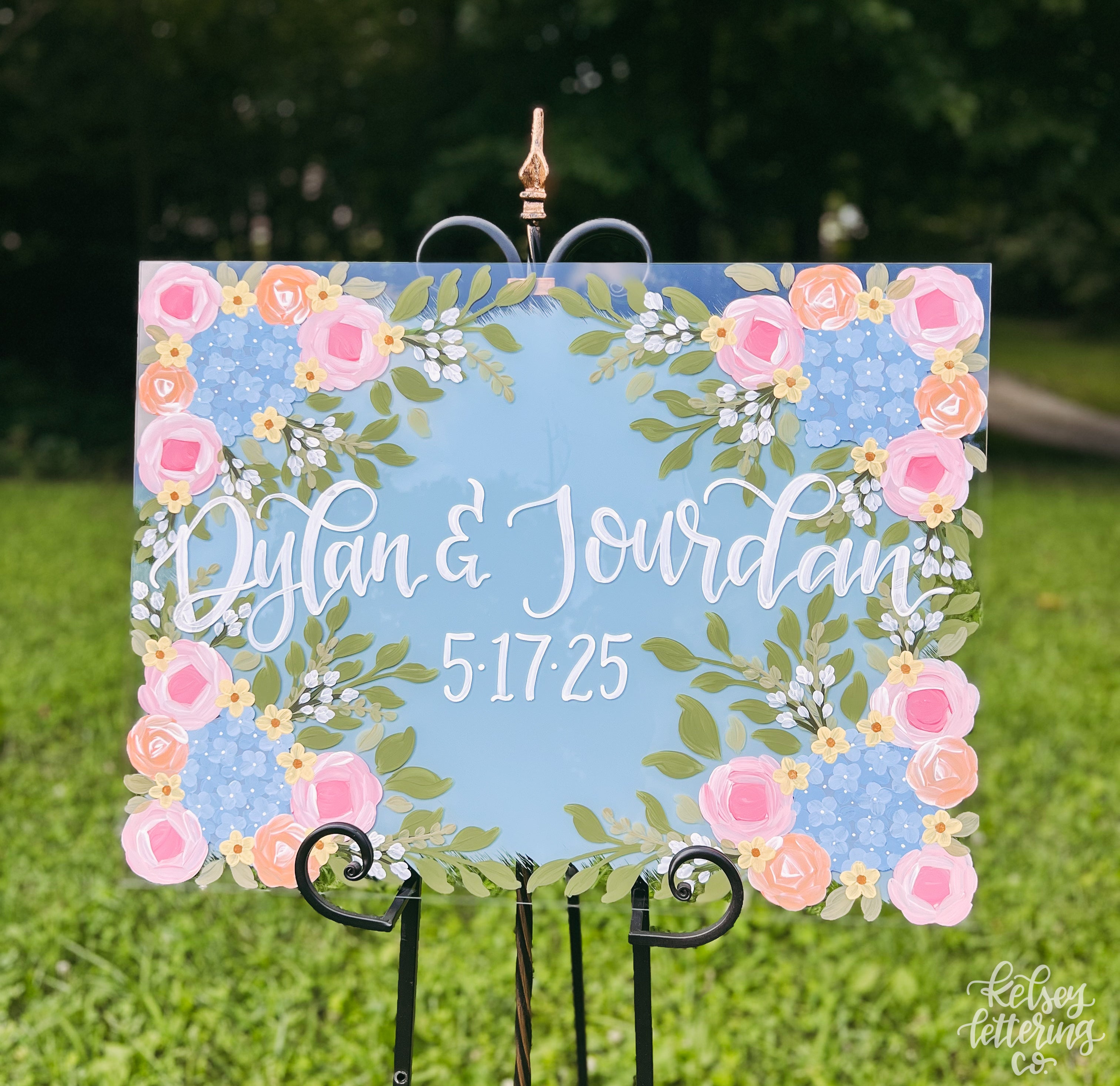 Hand-painted acrylic sign – Kelsey Kyle Made